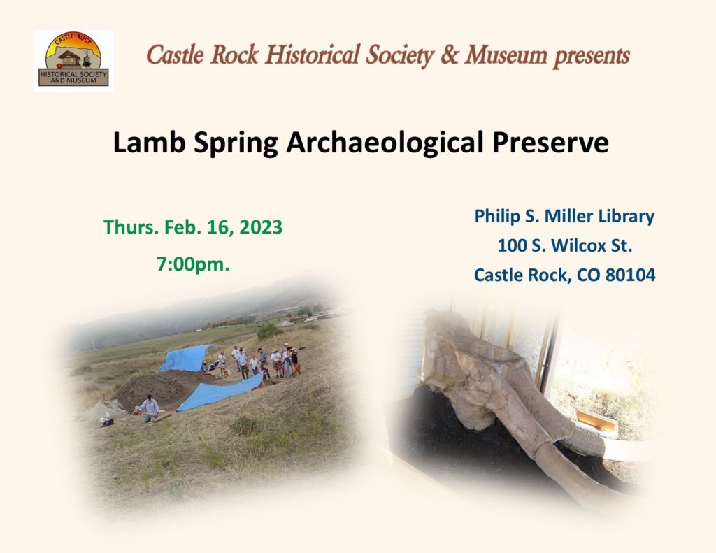 Castle Rock Historical Society and Museum | Celebrating the History of ...